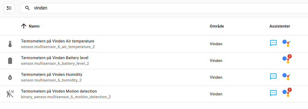 Google Assistant - Support for exposing Motion detection and Battery ...