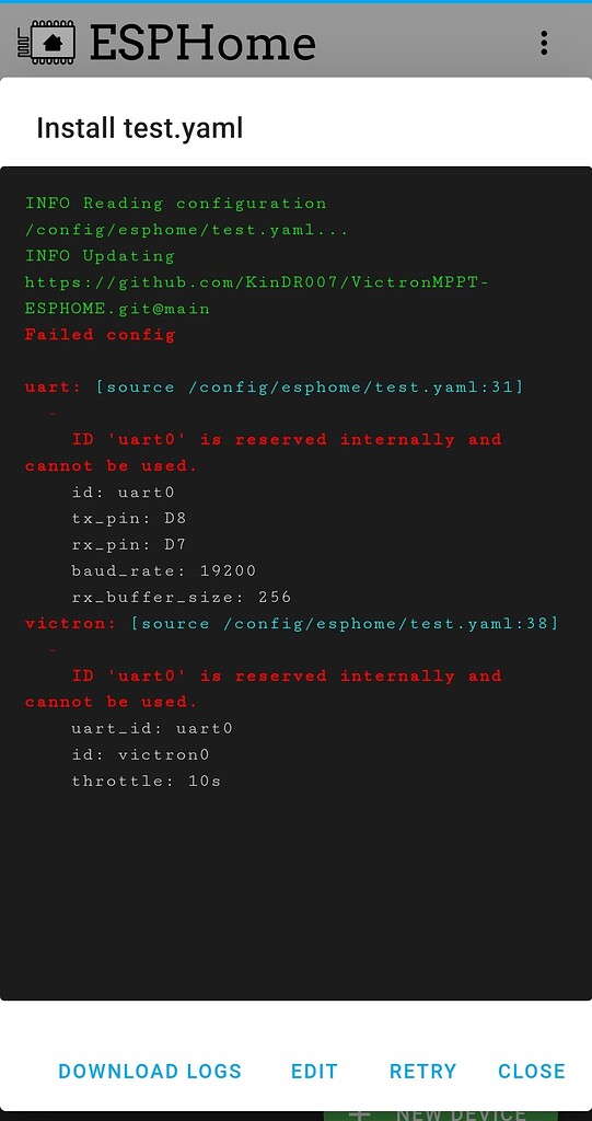 Failed update esp32 - ESPHome - Home Assistant Community Failed update esp32 - ESPHome - Home Assistant Community