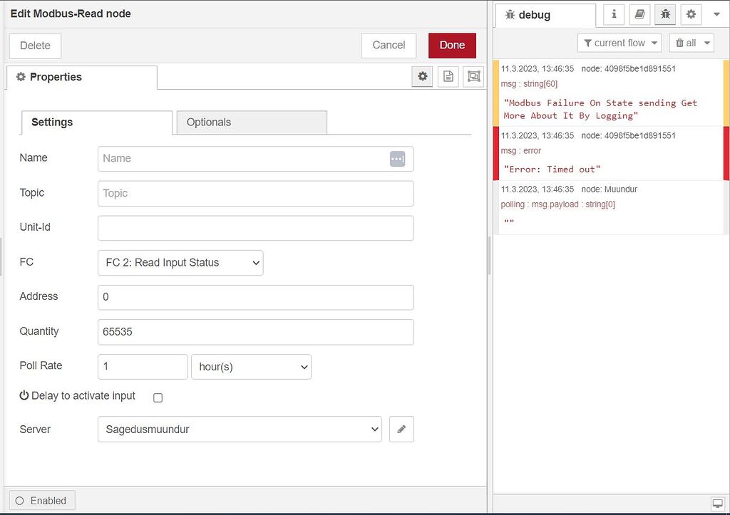 ABB ACS580 drive Elfin-EW11, Node Red&Home assistant - Third party integrations - Home Assistant ...