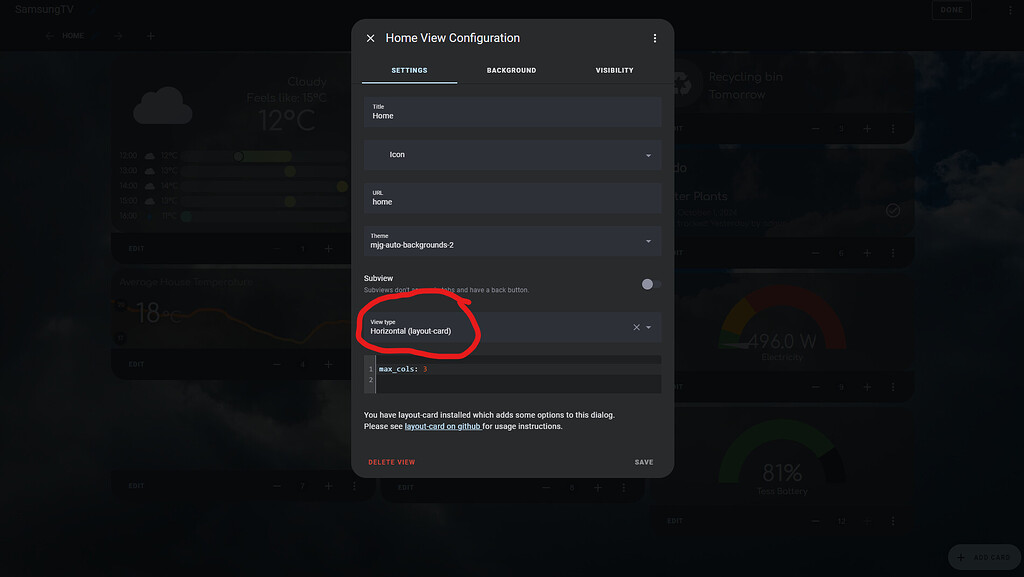 Dashboard background image that changes with the weather - Frontend ...