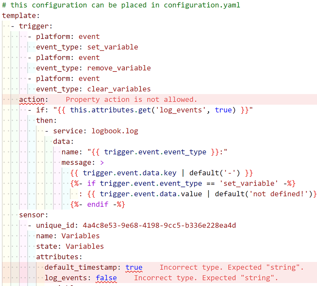 Trigger Based Template Sensor To Store Global Variables Community Guides Home Assistant