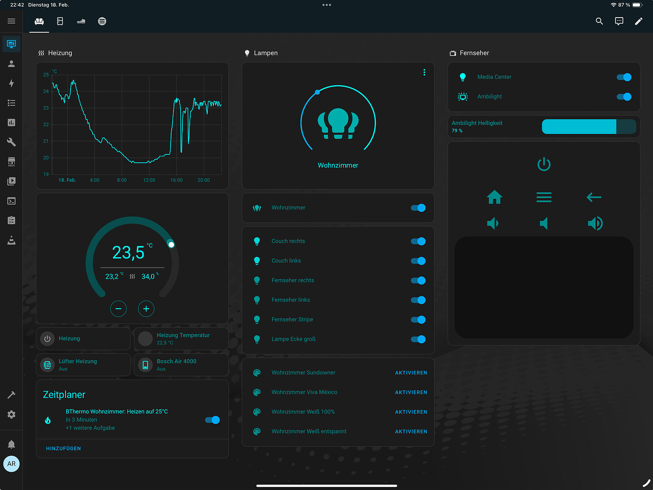Thermostat Card Colours - Frontend - Home Assistant Community