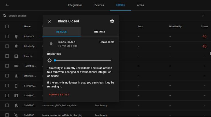 How do I remove orphaned entities? - Configuration - Home Assistant Community