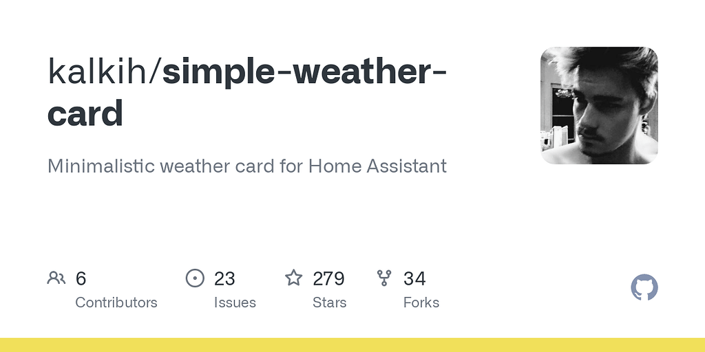 Support: Simple-weather-card - Third party integrations - Home ...