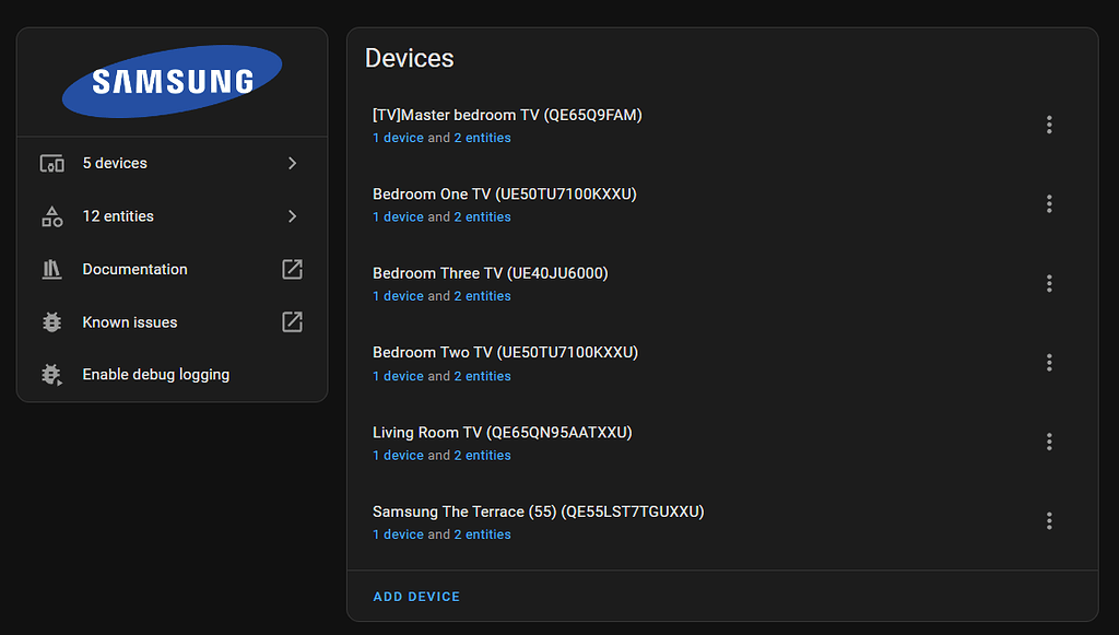 Platform samsungtv does not generate unique IDs - Configuration - Home ... Platform samsungtv does not generate unique IDs - Configuration - Home ...