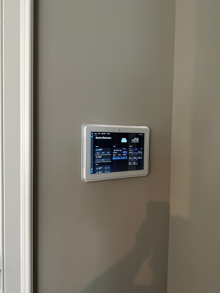 Finally done with my PoE Android Tablet install - Frontend - Home ...