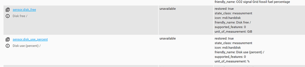 Systemmonitor Entities Returning Unavailable Configuration Home Assistant Community