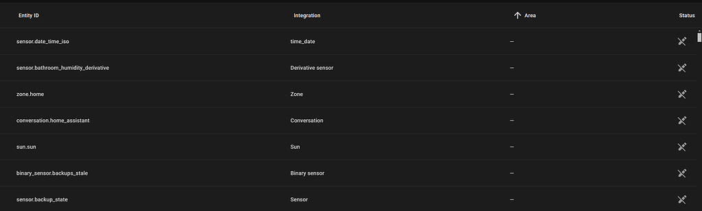 Can you figure out programmatically if an entity is considered "unmanageable" by HA ...