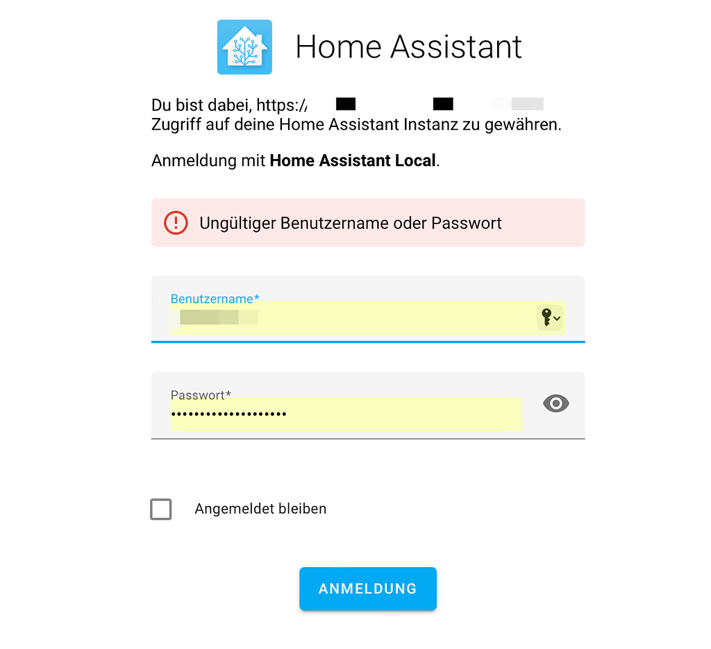 Browser login with autofill (Safari) - Configuration - Home Assistant ...