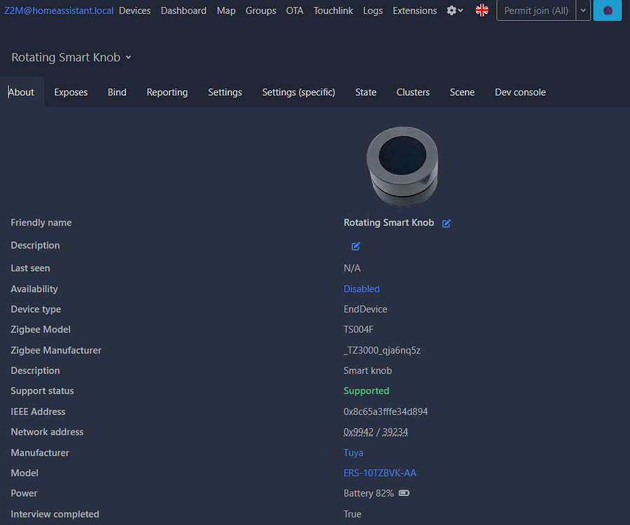 Moes Smart Knob issue with MQTT messages - Configuration - Home Assistant Community