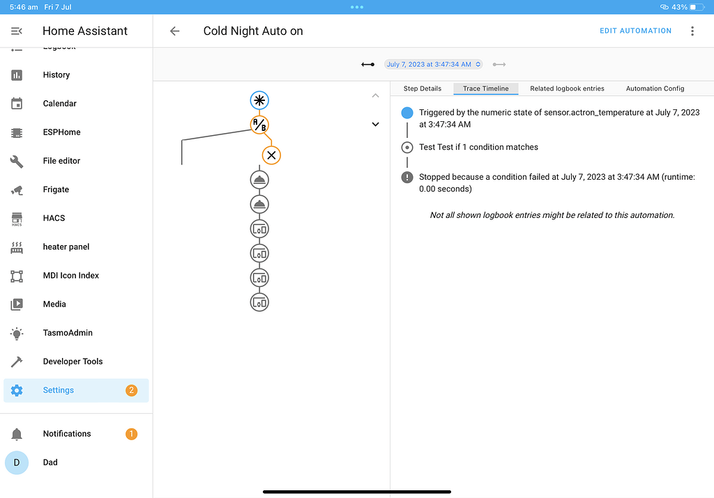 Automation Fails When Condition Is Not Correct Configuration Home Assistant Community