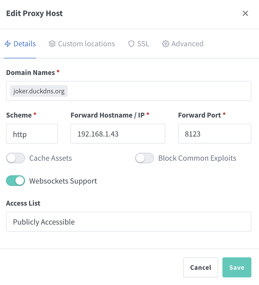 Nginx Proxy Manager Problem When Request A Cert Configuration Home