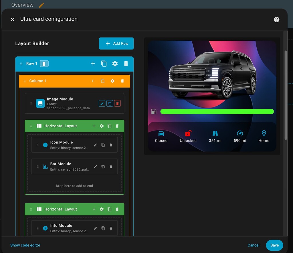 🚀 Ultra Card - Visual Dashboard Builder for Home Assistant - Share your ...