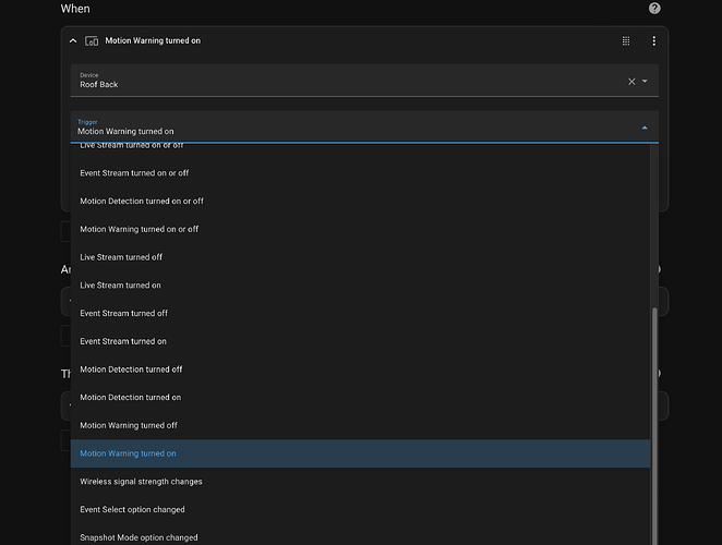 Ring Camera Motion When Automation Configuration Home Assistant Community