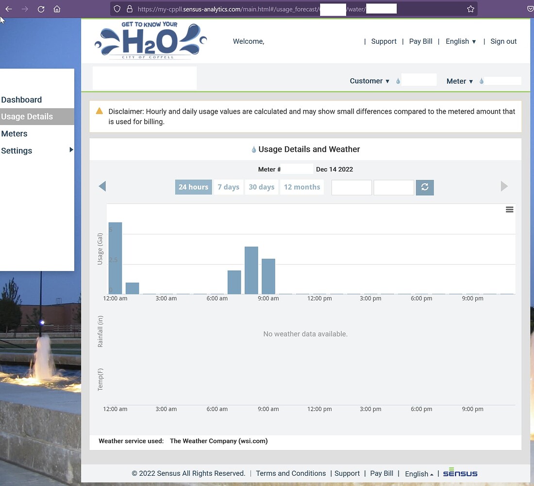 "sensus-analytics.com" has a json endpoint for utility meters, can we ...
