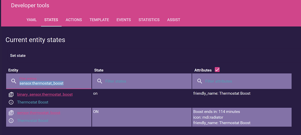 Hive heating dashboard with custom boost function and heating usage ...