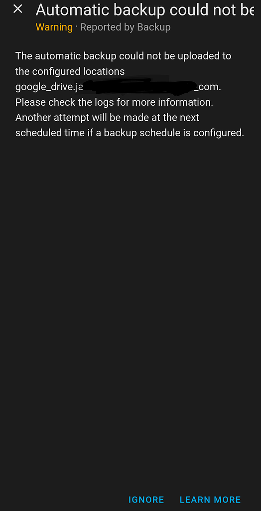 The Backup 'repair' should have an option to retry - Feature Requests - Home Assistant Community