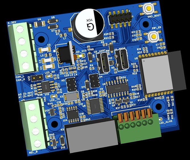 PCB design: ESP32 to CAN supporting ESPHome / Matter - Hardware - Home Assistant Community