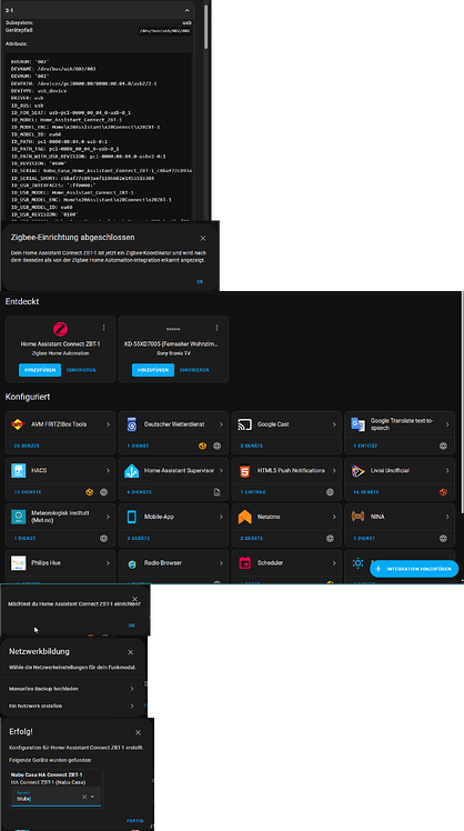Configure ZBT-1 is not possible - Zigbee - Home Assistant Community