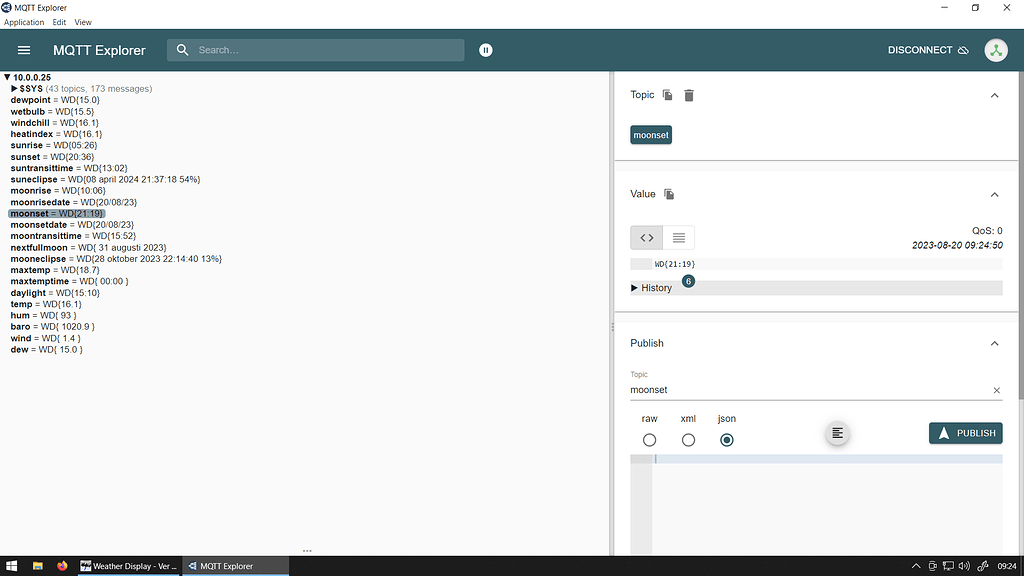 Pic Out Timestamp From Mqtt Value Template Weather Display How To Do