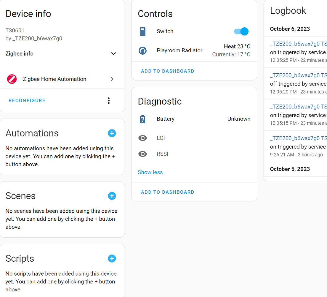 _TZE200_b6wax7g0 - Moes BRT-100 - appropriate quirk and access to device schedule - Zigbee ...