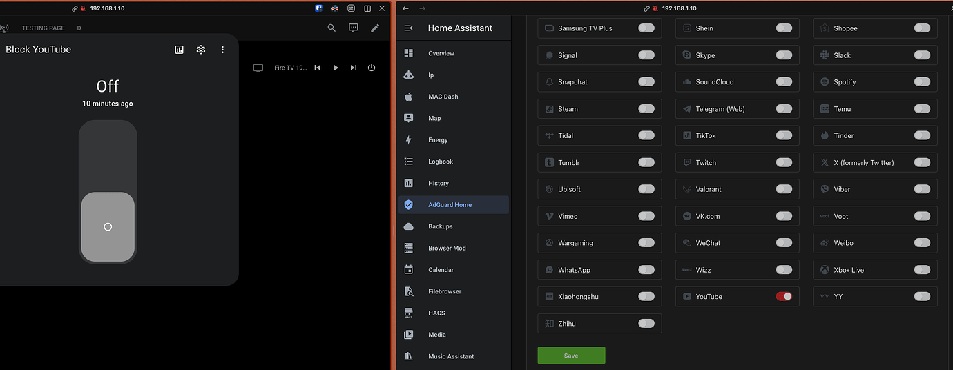 Best Way to Toggle YouTube Blocking via AdGuard in Home Assistant ...