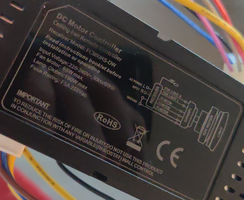 Connected DC Ceiling Fan Controller - Hardware - Home Assistant Community