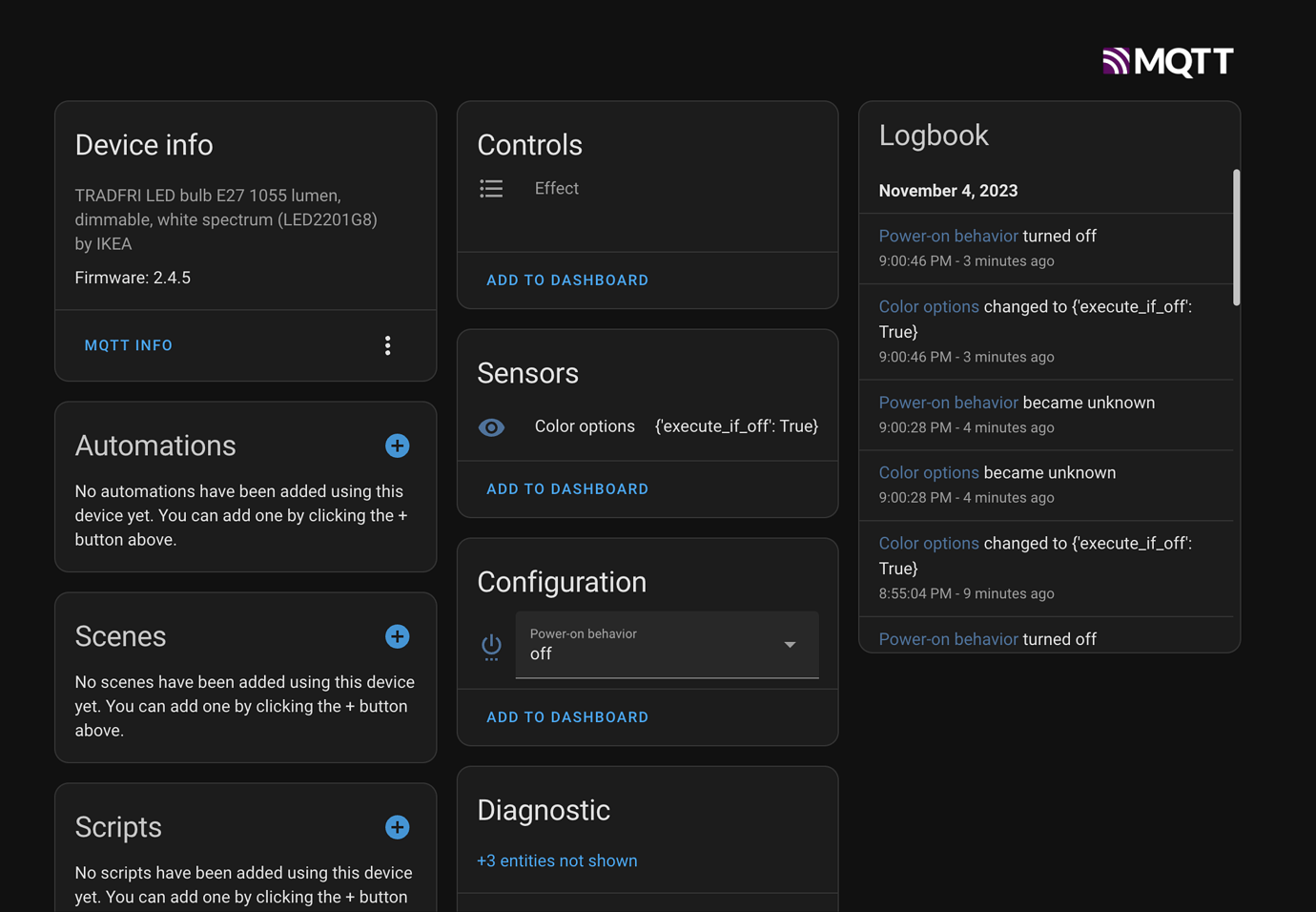 MQTT Discovery not working properly with zigbee2mqtt - Zigbee - Home Assistant Community