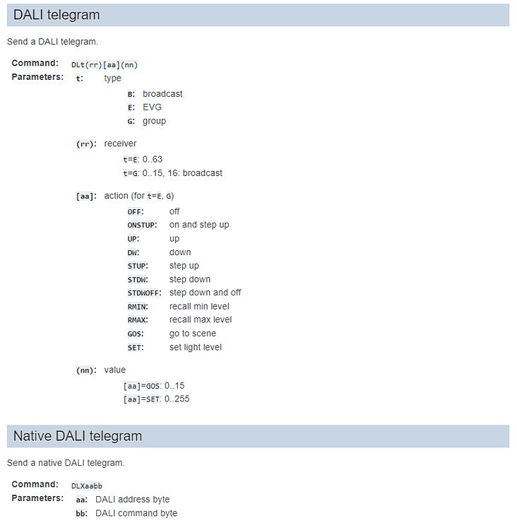 LCN integration: DALI - Home Assistant Community