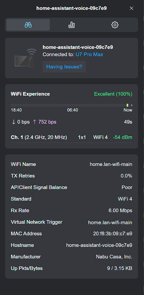 Home Assistant Voice PE cannot connect to Wifi but is connected ...