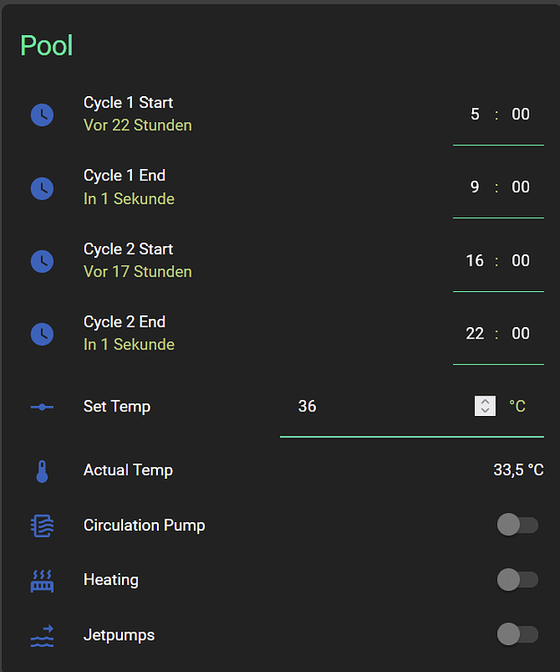 Complete Smart Spa (whirlpool) control - Configuration - Home Assistant ...