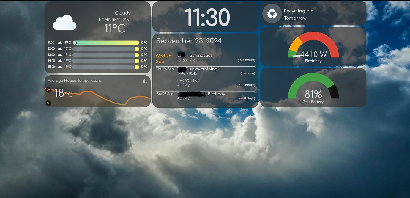 Dashboard background image that changes with the weather - Frontend ...