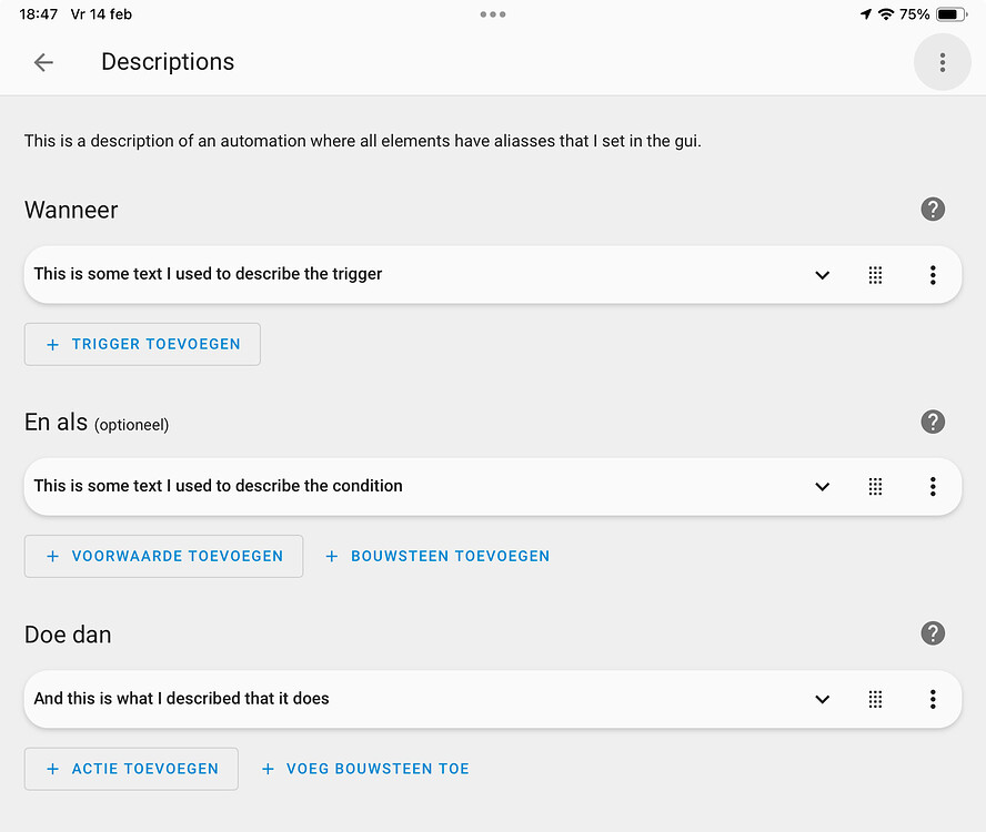Adding A Description On Automations Configuration Home Assistant Community