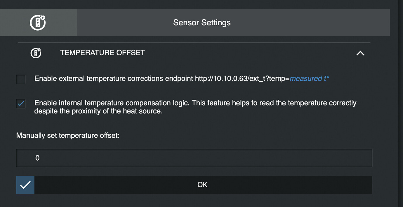 A TRV which can bind directly to an external temperature sensor ...