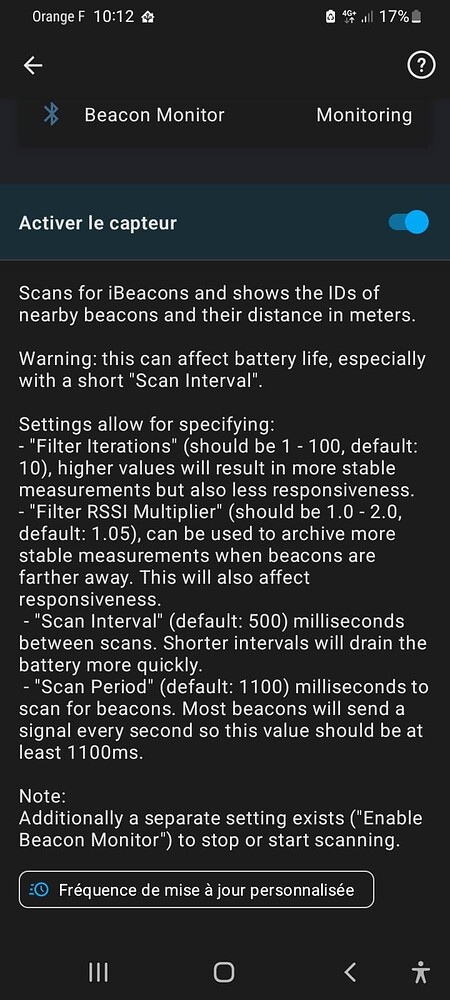 iBeacon and Android companion app for proximity tracking ...