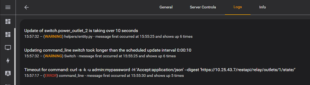 DLI Web Power Switch Pro Control - Configuration - Home Assistant Community