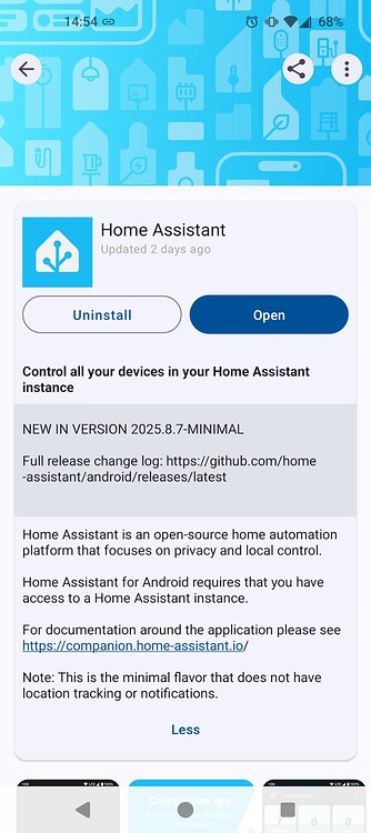 Android /e/OS and HA companion app - Home Assistant Companion for Android - Home Assistant Community