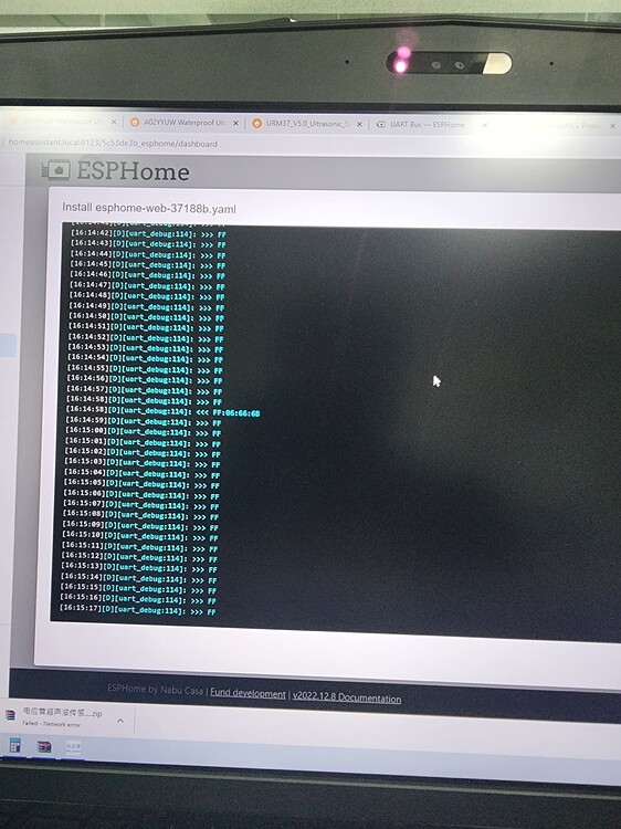 UART based ultrasonic sensor - ESPHome - Home Assistant Community