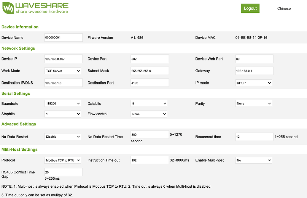 Help with Waveshare POE TCP Modbus Relay configuration - Configuration - Home Assistant Community