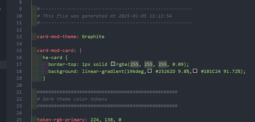 Graphite Theme - Themes - Home Assistant Community