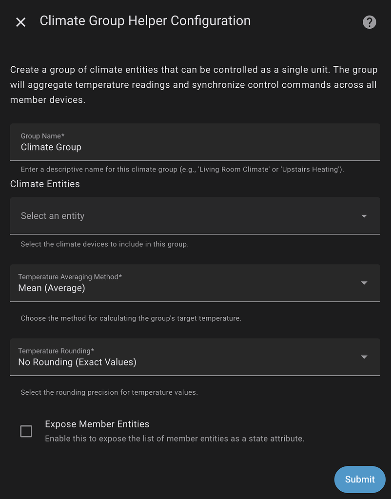 Climate Group Helper: Group and control multiple climate entities as one - Custom Integrations ...