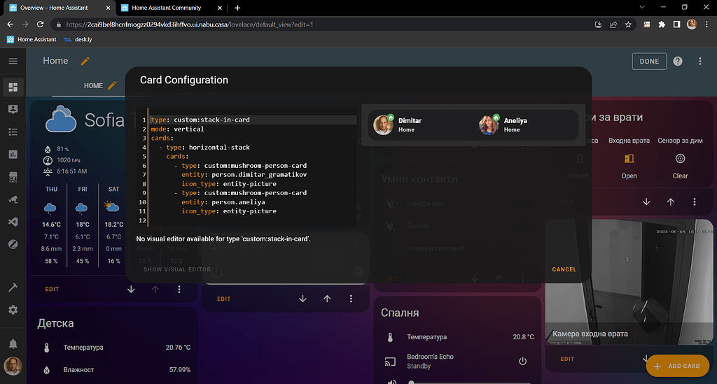 How to change the source of mushroom card - Frontend - Home Assistant Community