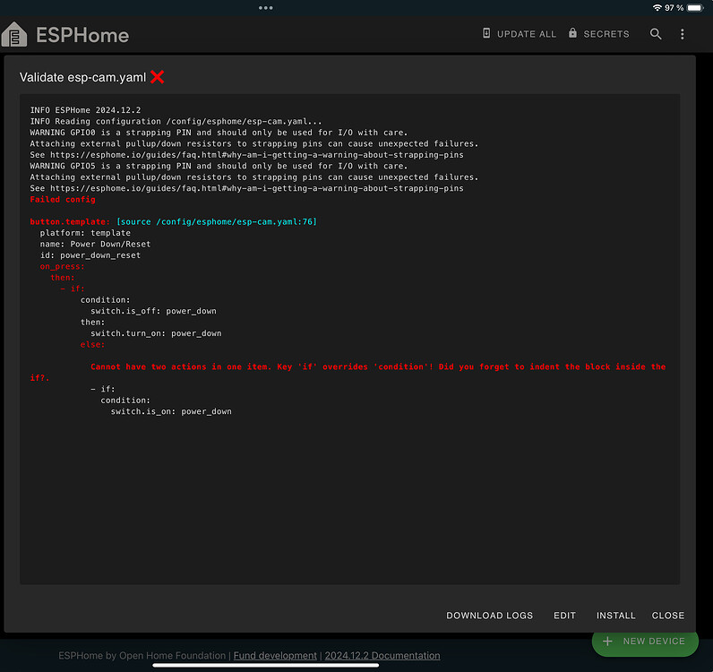 Esp32 cam on/off by power_down_pin: GPIO32? - ESPHome - Home Assistant Community