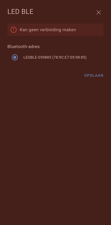 My HA found new Device LED BLE but I cannot add it? - Configuration ...