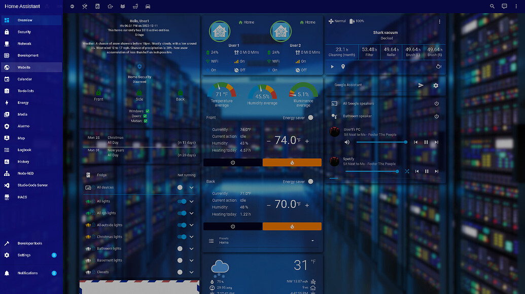 Transparent Blue custom theme - Themes - Home Assistant Community