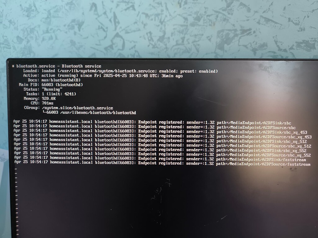 Bluetooth - Enable experimental features - Configuration - Home ...