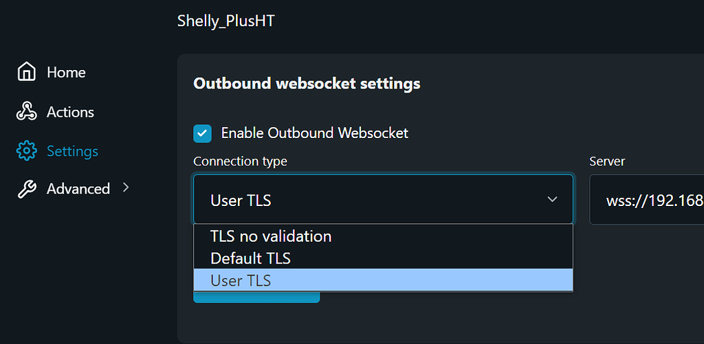 Unable to get Shelly Plus H&T sensor to send Temperature & Humidity info to Home Assistant ...