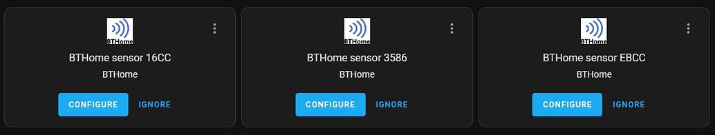 BTHome/ sensor EBCC, sensor 3586, and sensor 16CC - Third party ...