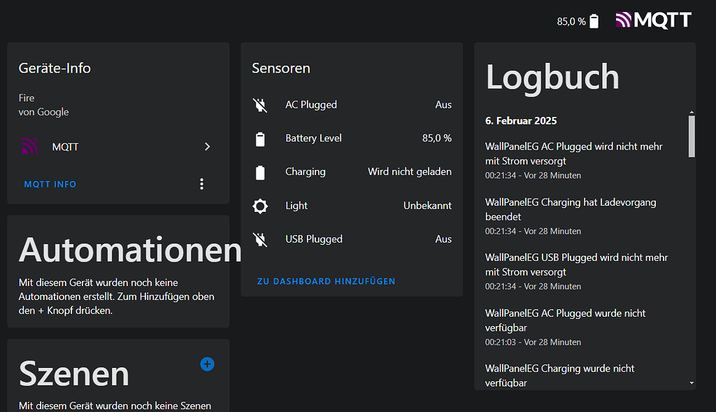 Add button to auto-discovered mqtt device - Configuration - Home ...