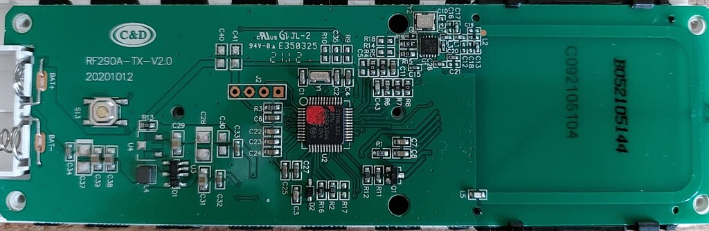 Adding electric fireplace remote to RFXCOM RFXtrx433E - Configuration ...